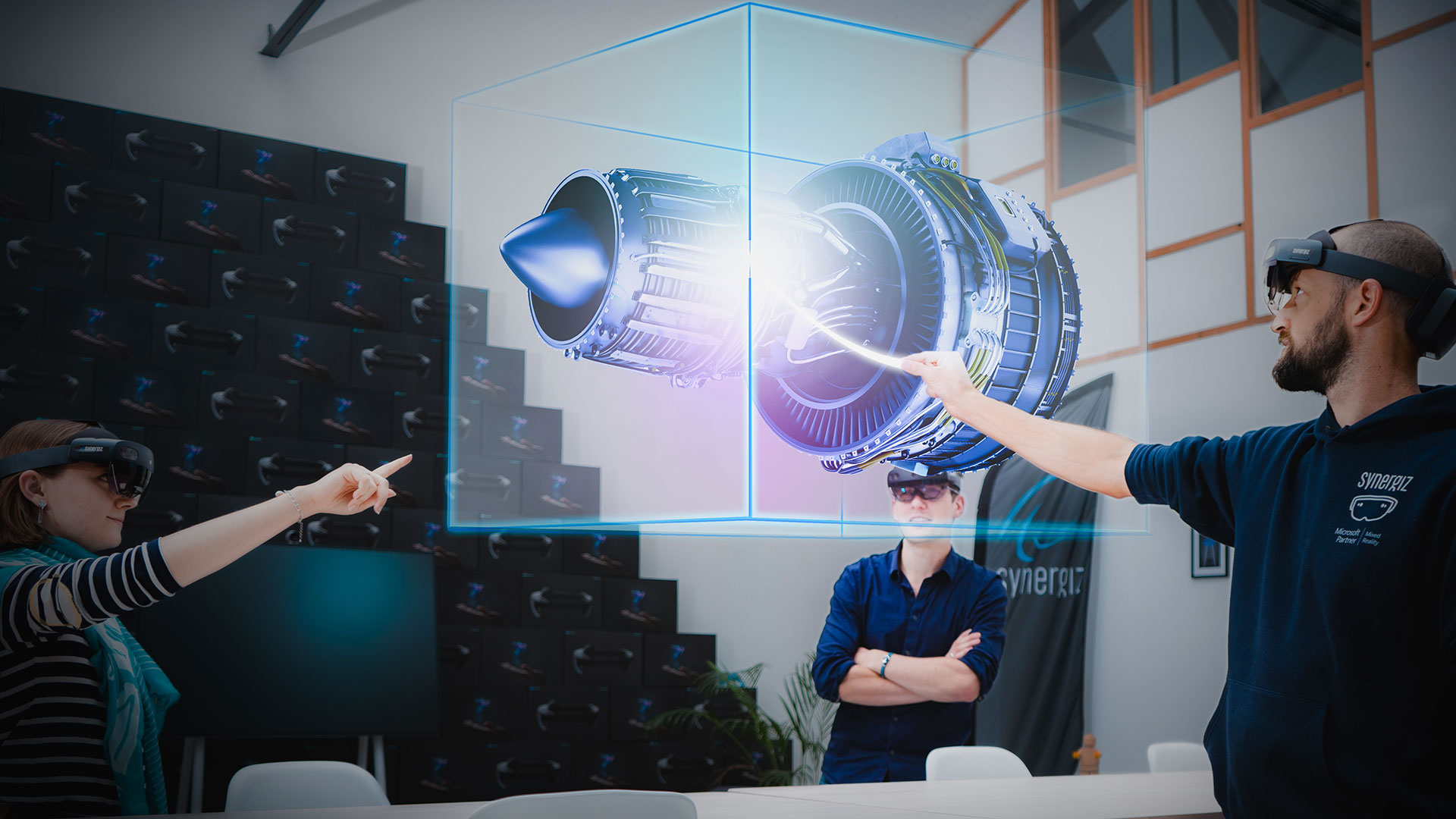 Support Synergiz - Réalité mixte, multiplateforme