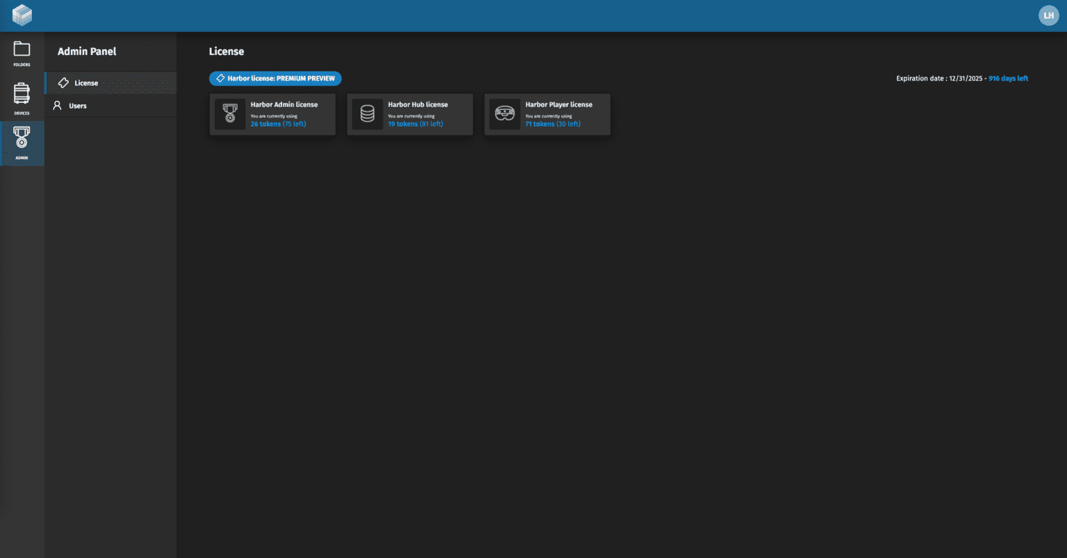 Harbor Platform Content - Control your content (3D, 2D...)